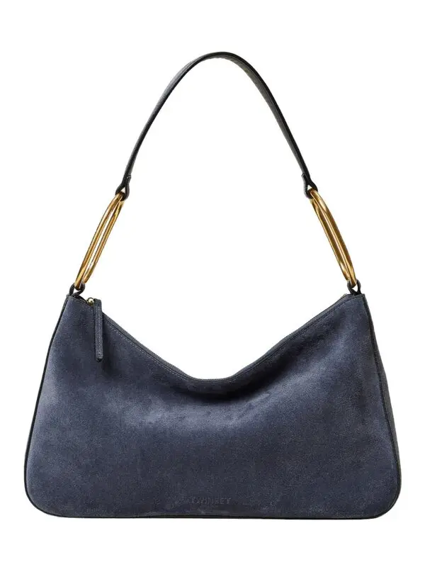 TWINSET Liliane Ring Handle Shoulder Bag - Black