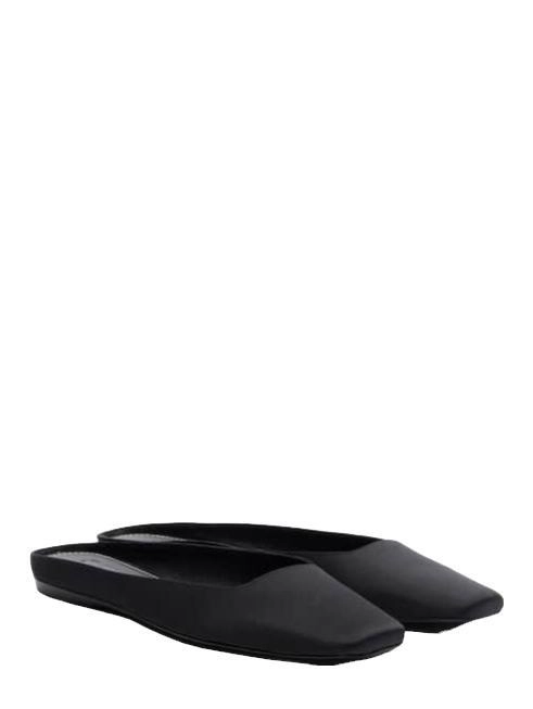 Staud Otto Satin Mules - Black
