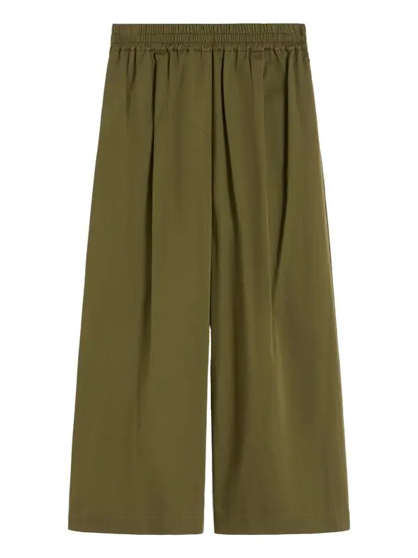 Max Mara Elasticated Waistband Trousers - Green