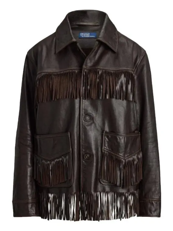 Polo Ralph Lauren Fringe Jacket - Brown