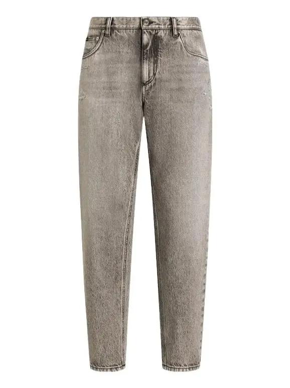 Dolce & Gabbana Denim Trousers - Gray