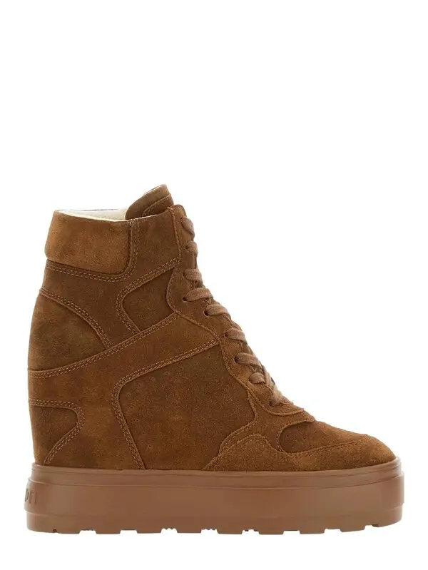 Casadei High Top Sneakers - Brown