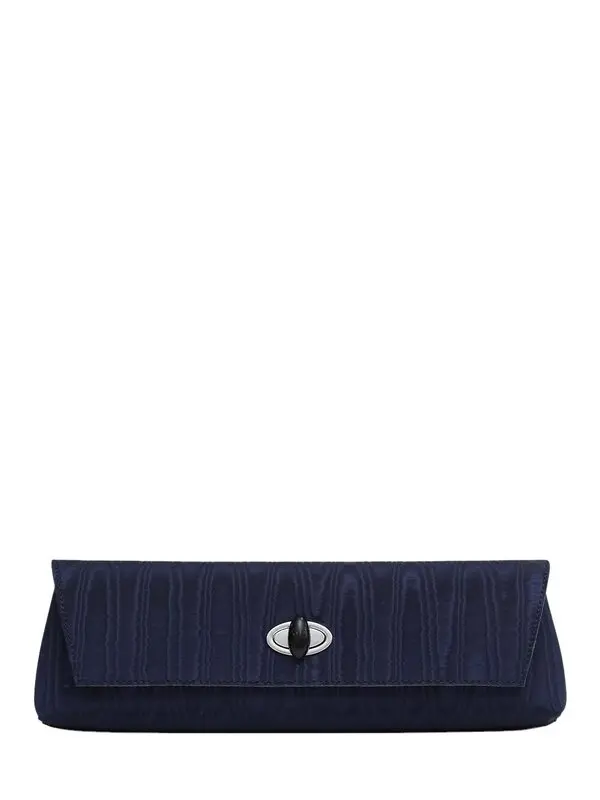 Christopher Esber Buki Moire Clutch - Blue