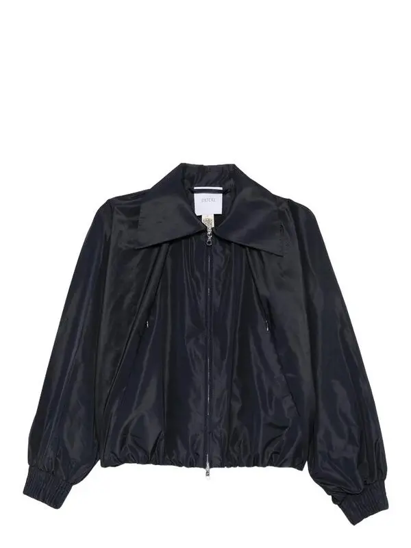 PATOU Long-sleeve Zip-up Jacket - Black