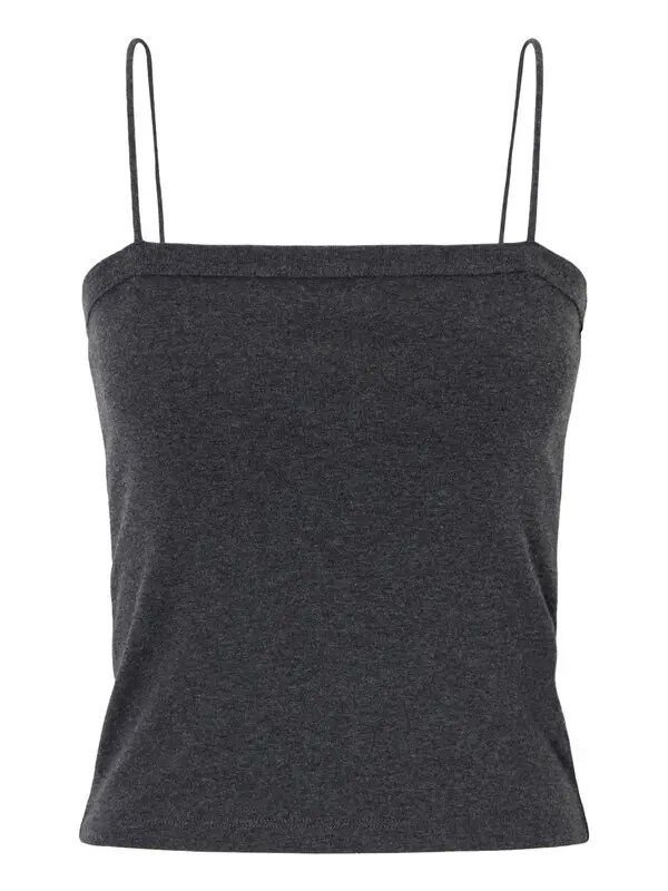 ST. AGNI Square Neck Camisole - Charcoal Blend