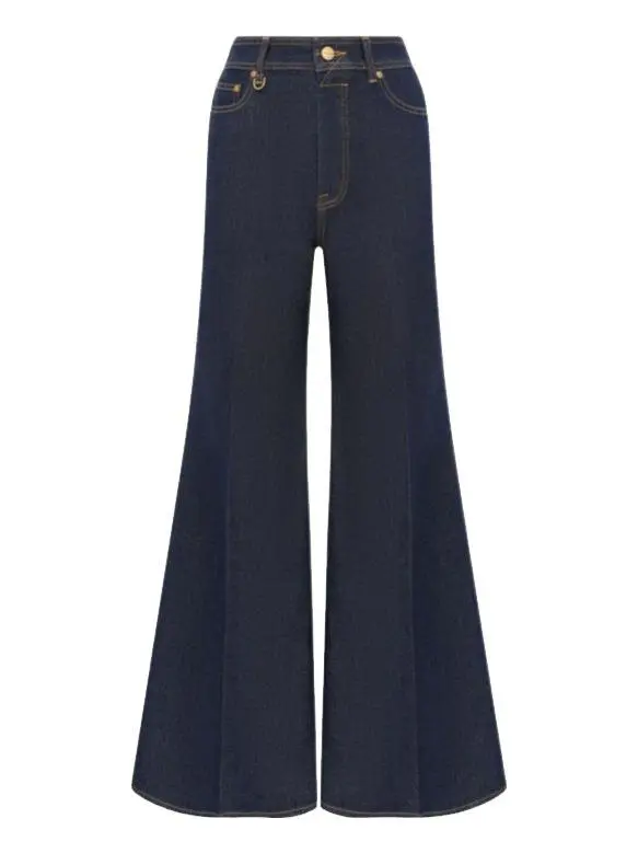 Zimmermann High-waisted Flared Jeans - Black