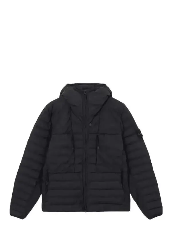 Stone Island Quilted Down Jacket - Black