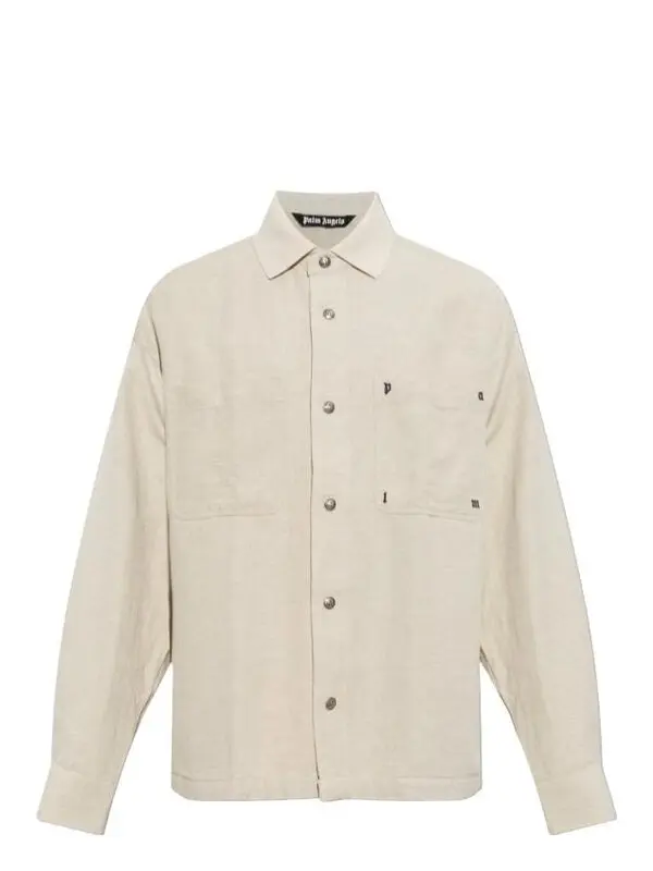 Palm Angels Long-sleeved Shirt - Nude