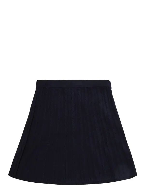 Emporio Armani Elastic-waist Skirt - Blu