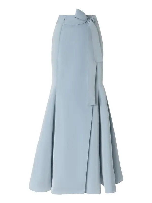 Pinko Mermaid Flared Skirt - Light Blue