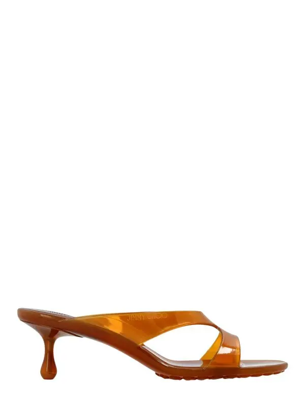 JIMMY CHOO Jelly Drop 50 Sandals - Amber
