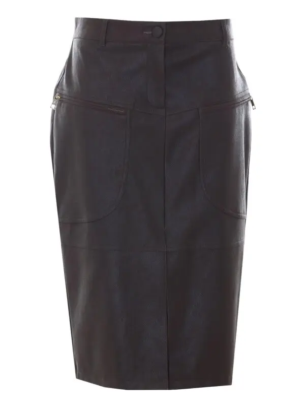 Liu Jo Belted Midi Skirt - Black