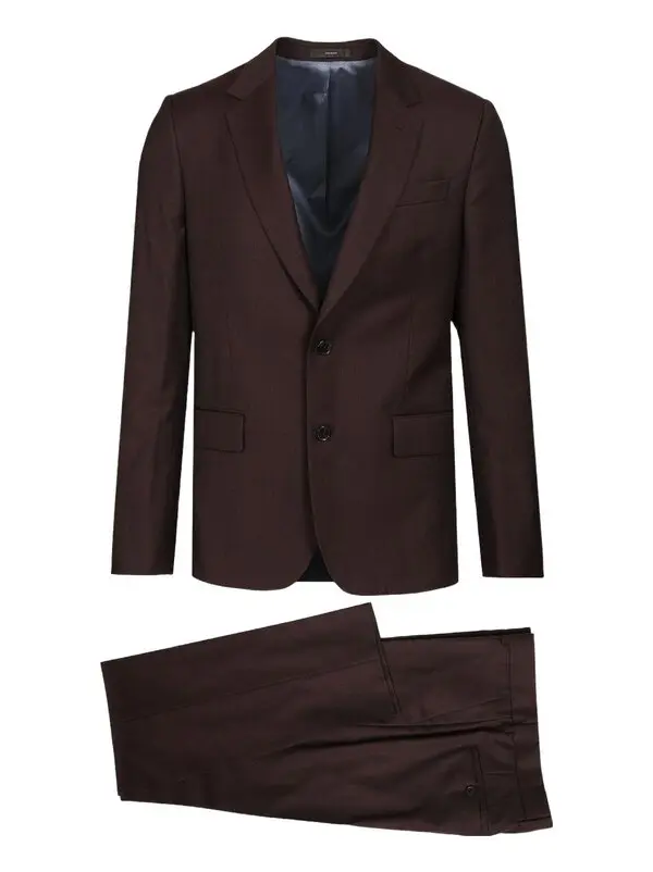 Paul Smith Soho Two-button Regular Suits - Bordeaux