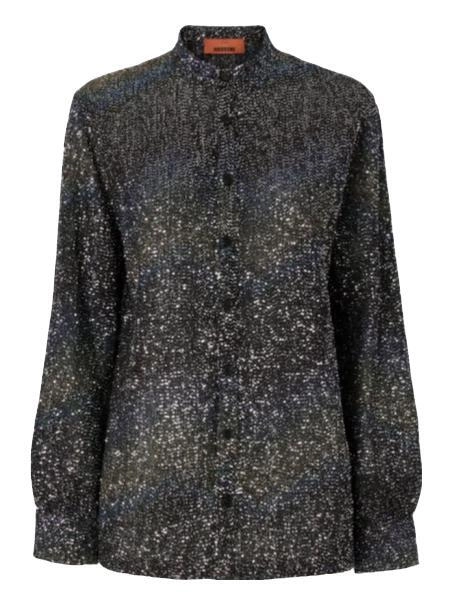 Missoni Sequin-embellished Zigzag Shirt - Multicoloured
