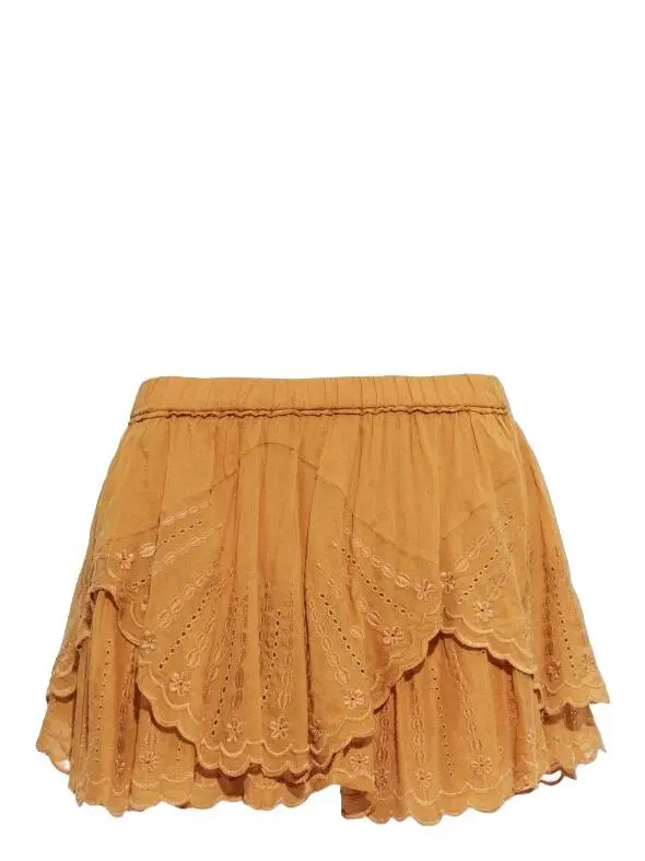 Isabel Marant Étoile Elastic Waist Shorts - Brown
