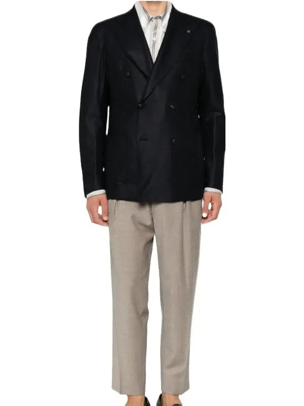 Tagliatore Double-breasted Blazer - Black