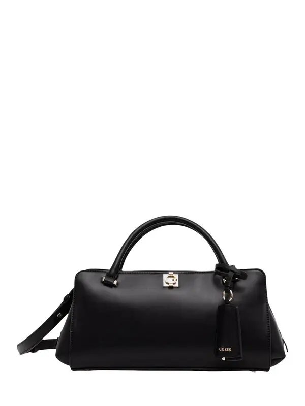 Guess Audrey Small Satchel Bag - Black