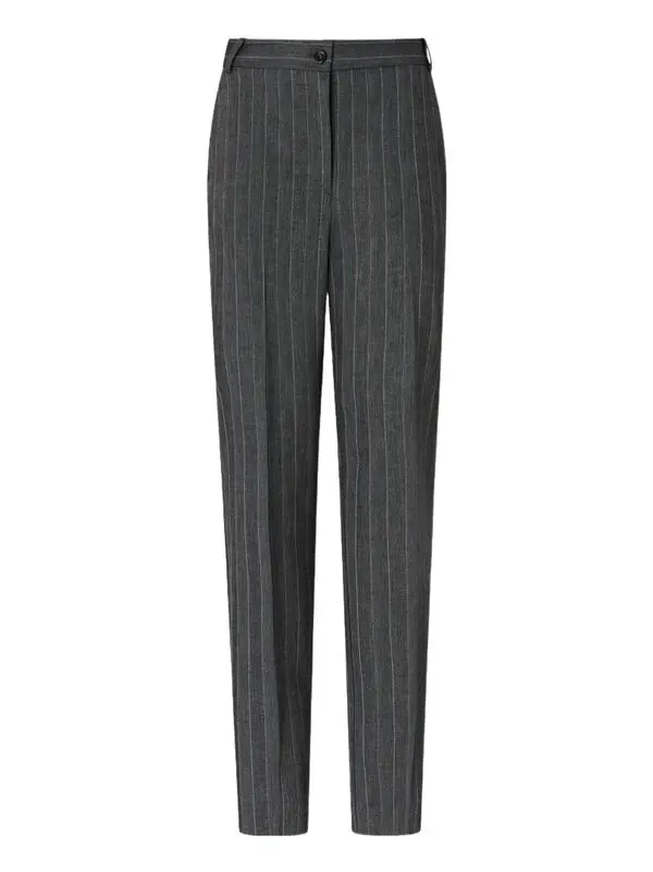 Pinko Pinstriped Tailored Trousers - Black