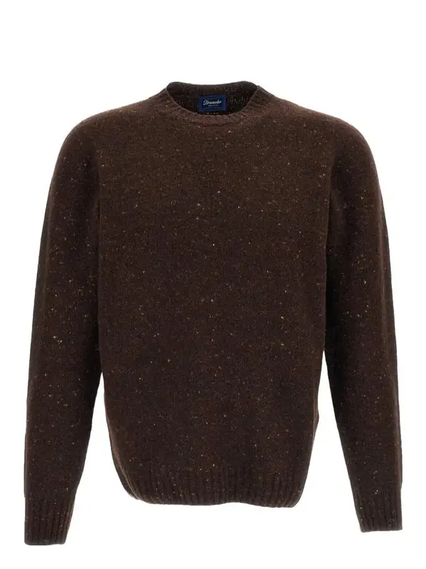 DRUMOHR Long-sleeved Crewneck Sweater - Black