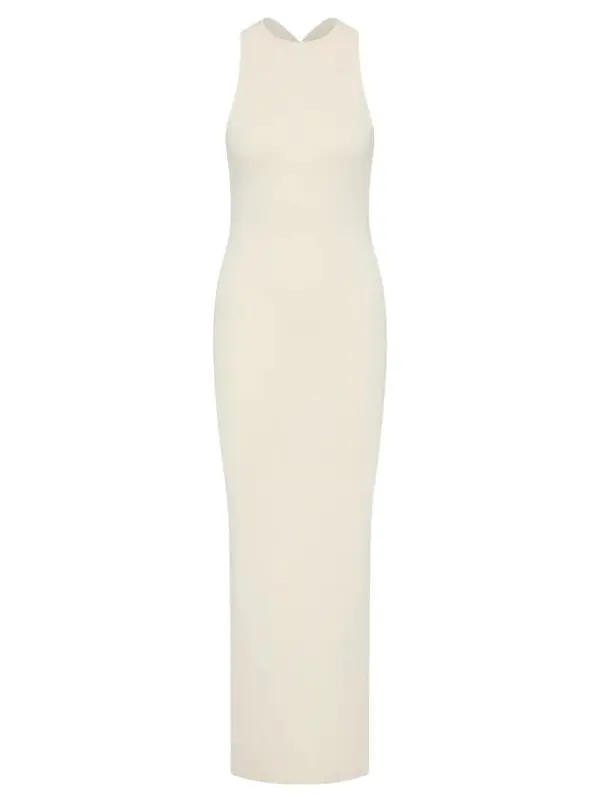 SIR. Saba Cross-back Maxi Dress With Beaded Embellishments - Ivory
