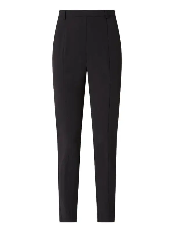 Pinko Pressed-crease Slim-fit Trousers - Black