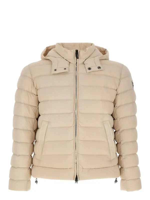 COLMAR Long-sleeved Quilted Down Jacket - Beige