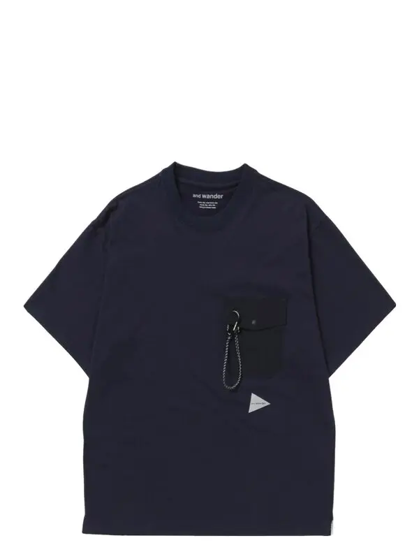 AND WANDER Carabiner T-shirt - Black