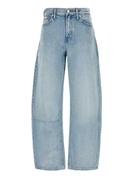Calvin Klein High-rise Straight-leg Jeans - Light Blue