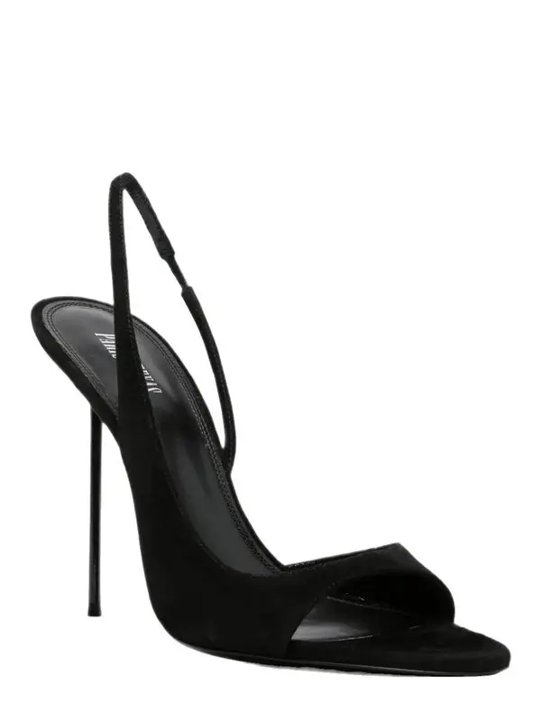 Paris Texas Lidia Slingback Sandals - Black