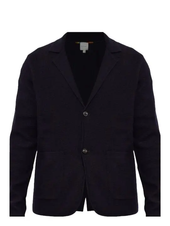 Paul Smith Two-button Knit Blazer - Black