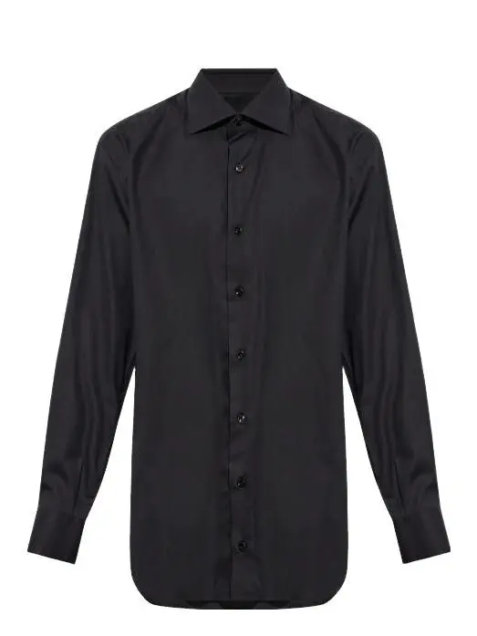 Brioni Classic Tailored Shirt - Black