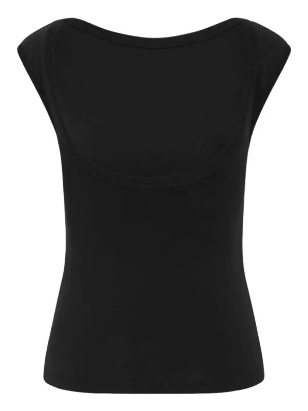 ST. AGNI Sleeveless Vest - Black