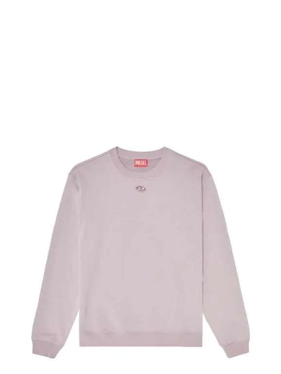 DIESEL® Oval-d Embroidered Sweatshirt - Lilac