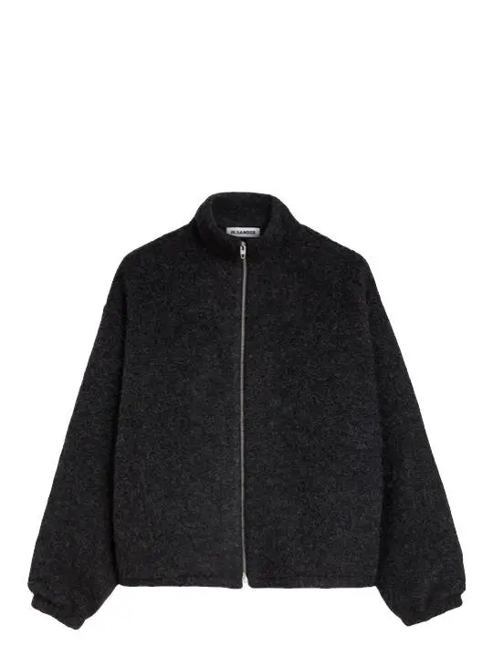 JIL SANDER Zip Up Long Sleeved Sweatshirt - No