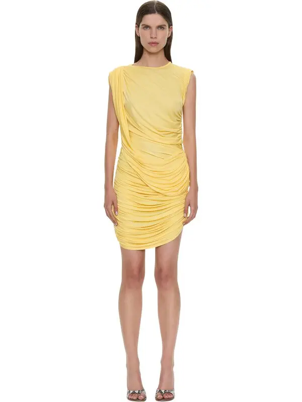 Christopher Esber Verve Twisted Tank Mini Dress - Soleil