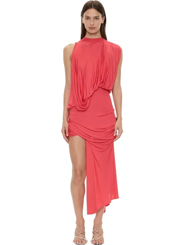 Christopher Esber Cumulus Tucked Mini Dress - Pink