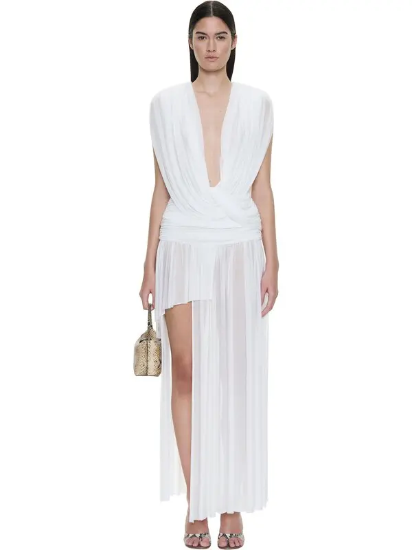 Christopher Esber Orion Layered Skirt - White