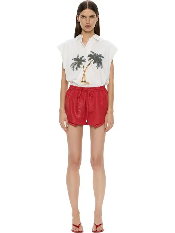 Christopher Esber Archie Runner Shorts - Red