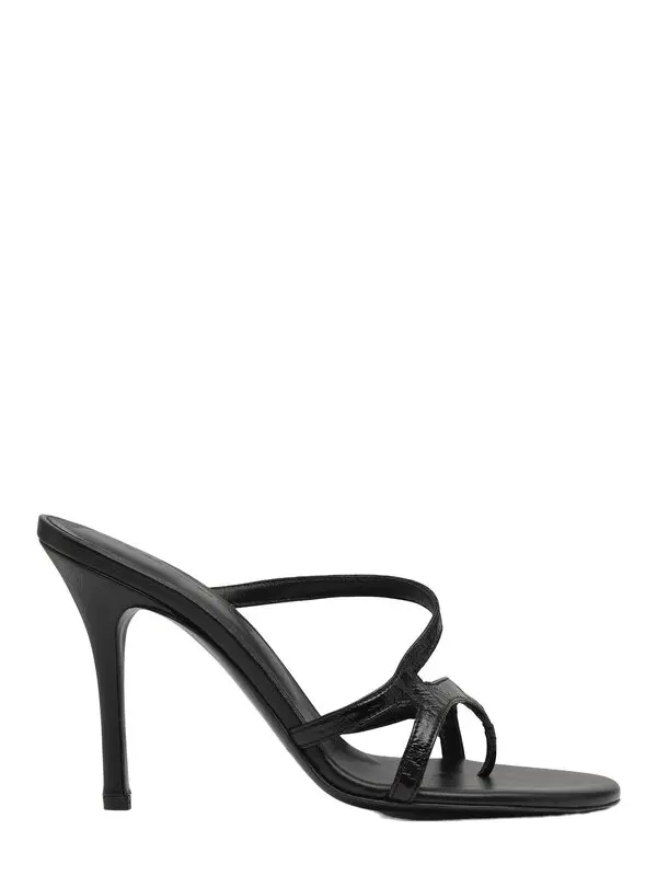 Christopher Esber Calathea Stiletto Heel Sandals - Black