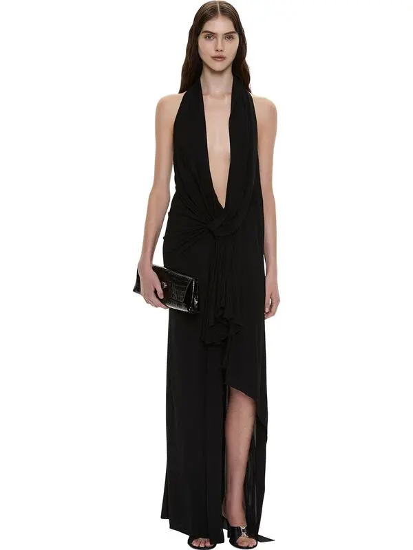 Christopher Esber Spire Cascade Gown - Black