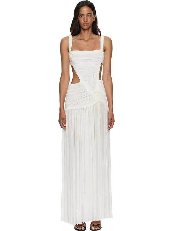 Christopher Esber Orion Separation Gown - White