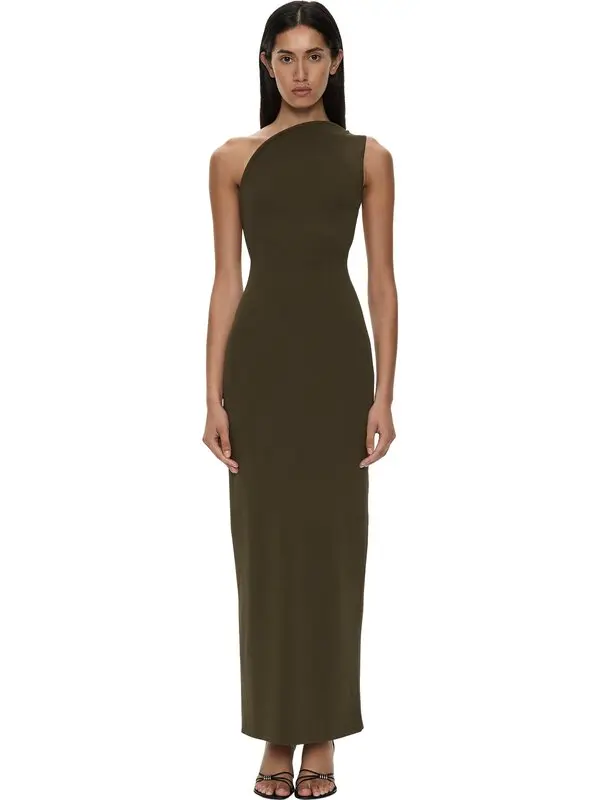 Christopher Esber Concave Wired Dress - Khaki