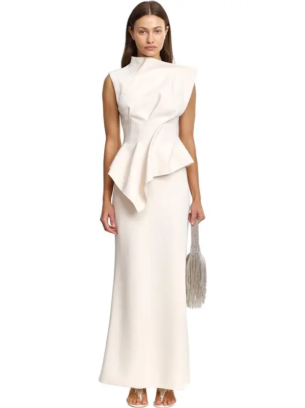 Acler Burbank Maxi Skirt - Pearl