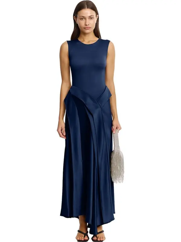 Acler Medici Maxi Dress - Sapphire