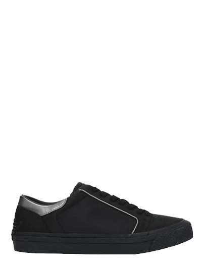 Emporio Armani Sneakers In Polyamide, Polyurethane, And Polyester - Black