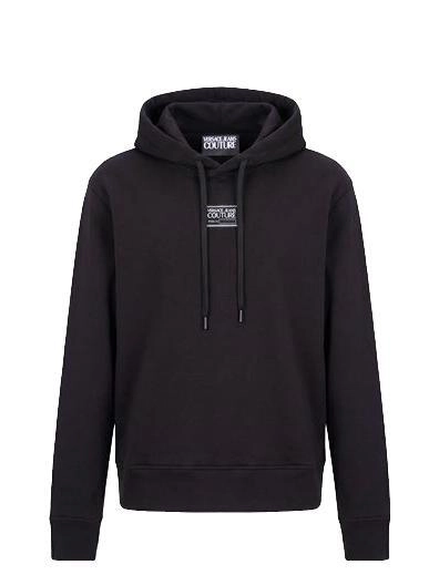 Versace Cotton Polyester Blend Hoodie - Black
