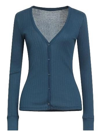 Majestic Filatures Cardigan Size Organic Cotton, Modal - Blue