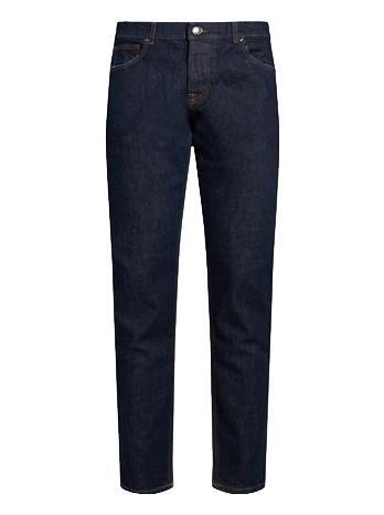 MICHAEL COAL Cotton Elastane Tapered Jeans - Blue