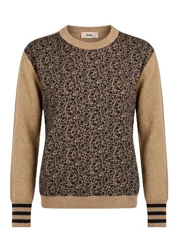 Herno Crewneck Long Sleeve Sweater - Light Brown