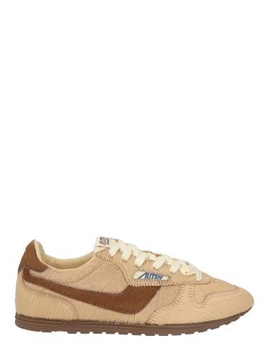 AUTRY Sneakers Leather And Calf Hair - Sand